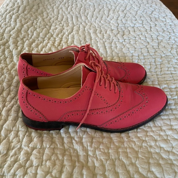 Cole Haan | Shoes | Cole Haan Red Reflective Wingtip Oxfords | Poshmark